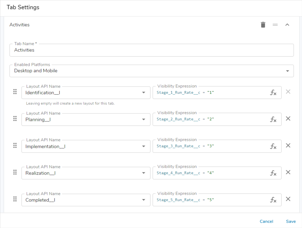 Managing Tabs – Shibumi Help