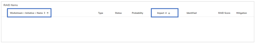 Configuring Table Sections – Shibumi Help