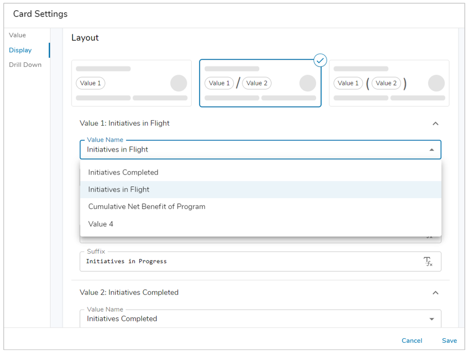 Configuring Card Sections – Shibumi Help