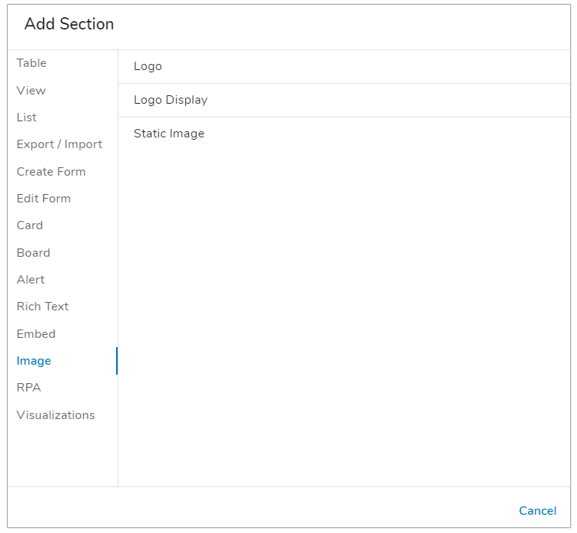 Configuring Image Sections – Shibumi Help