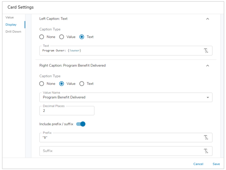 Configuring Card Sections – Shibumi Help