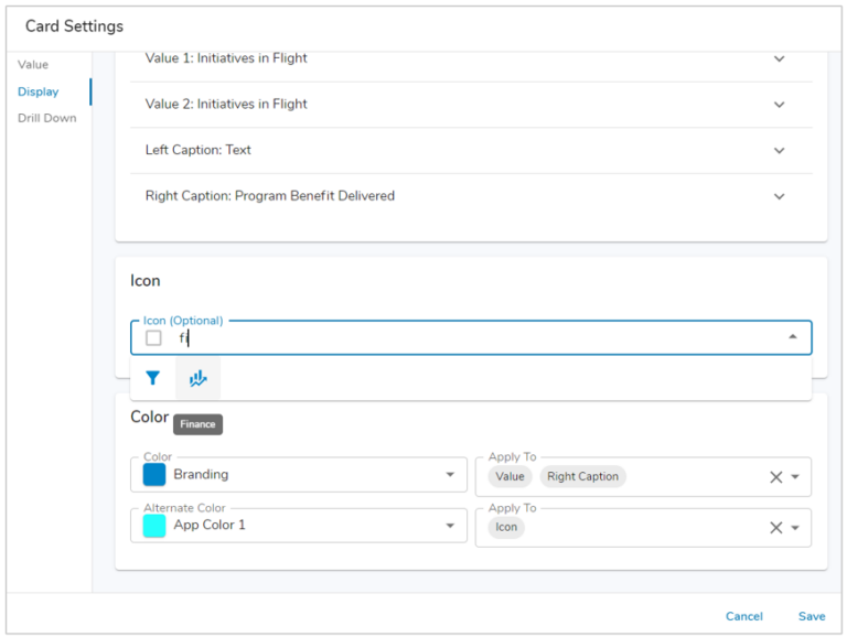 Configuring Card Sections – Shibumi Help