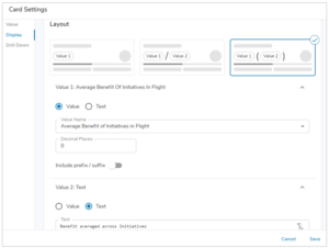 Configuring Card Sections – Shibumi Help