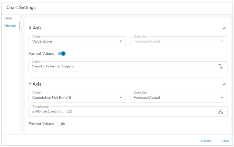 Bubble Chart Section – Shibumi Help