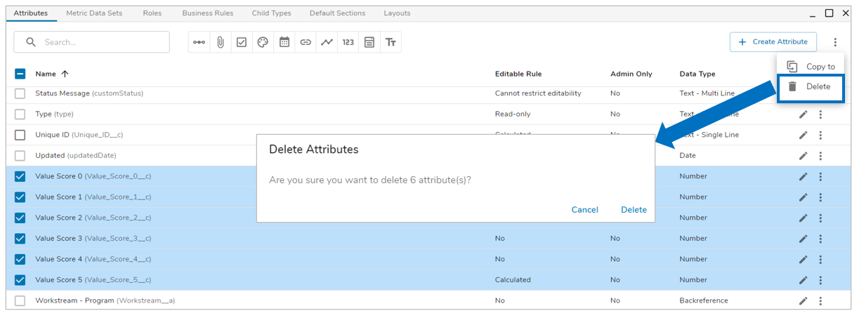 Creating and Editing Attributes from the Data Panel – Shibumi Help
