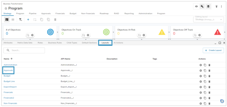 Creating And Editing Layouts From The Data Panel Shibumi Help